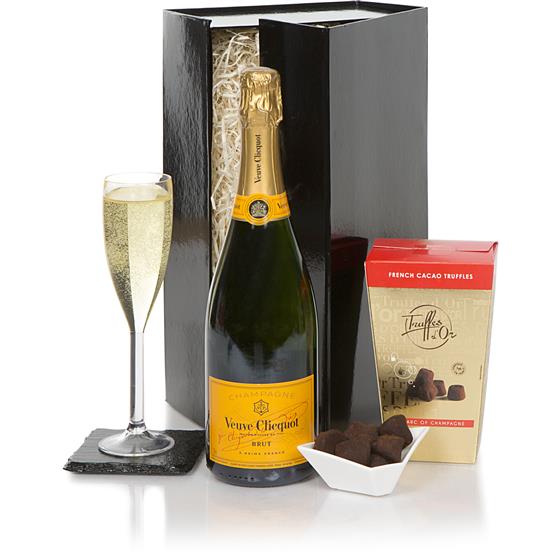 Veuve Clicquot Champagne & Truffles Gift Set